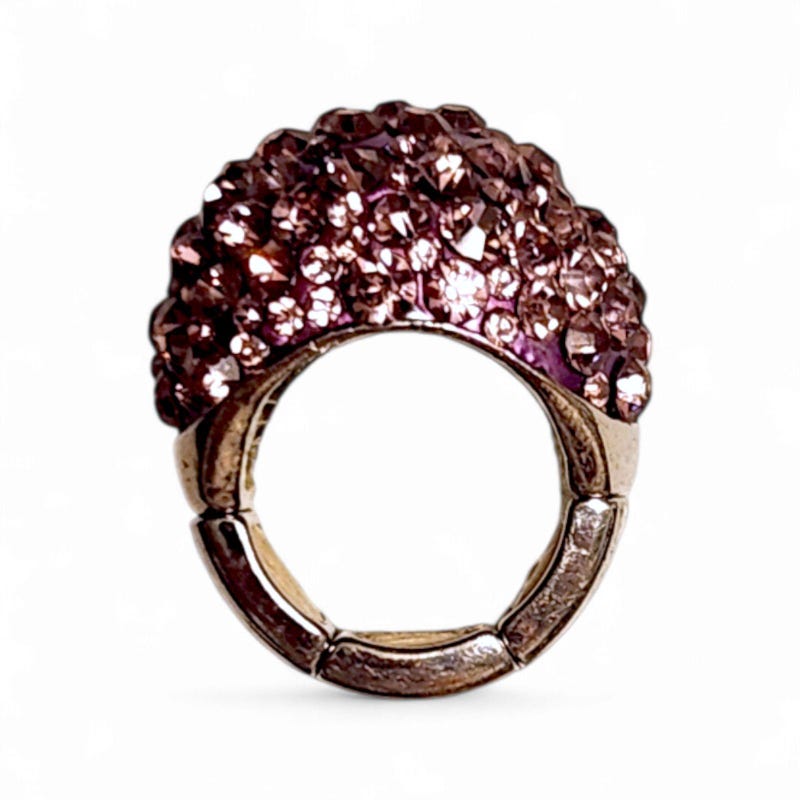 Rhinestone Stretch Ring - Etsy