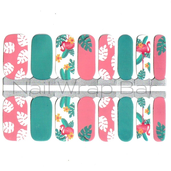 Flamingo Nail Decals - Etsy