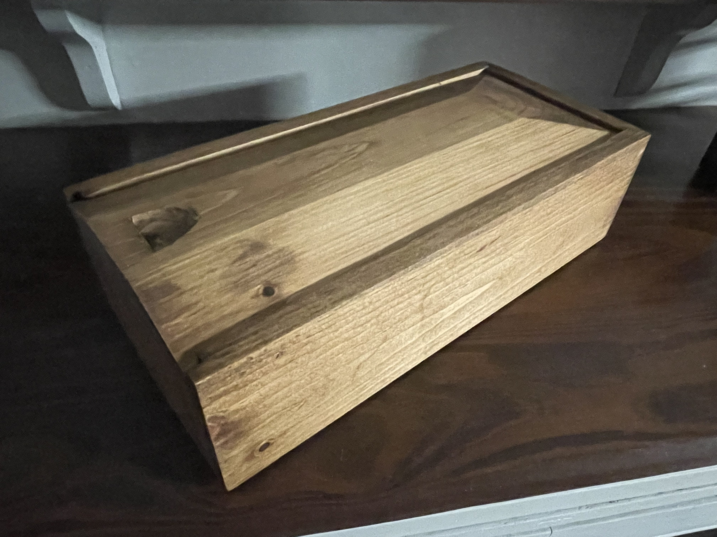 Rustic Shaker Style Wooden Candle Box - Etsy