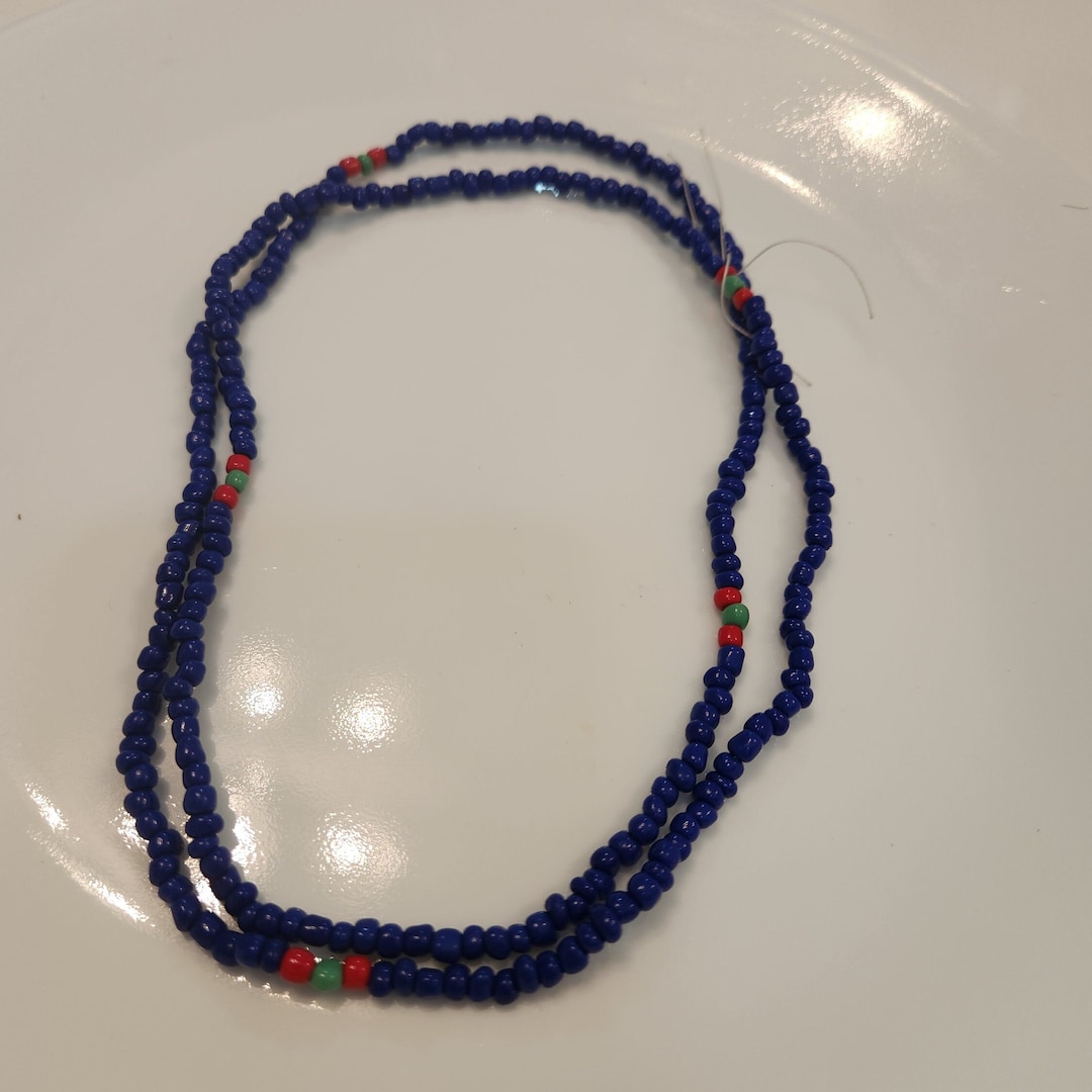 Olokun/olókun Eleke, Collares, Santeria Bead Necklaces, Elekes - Etsy