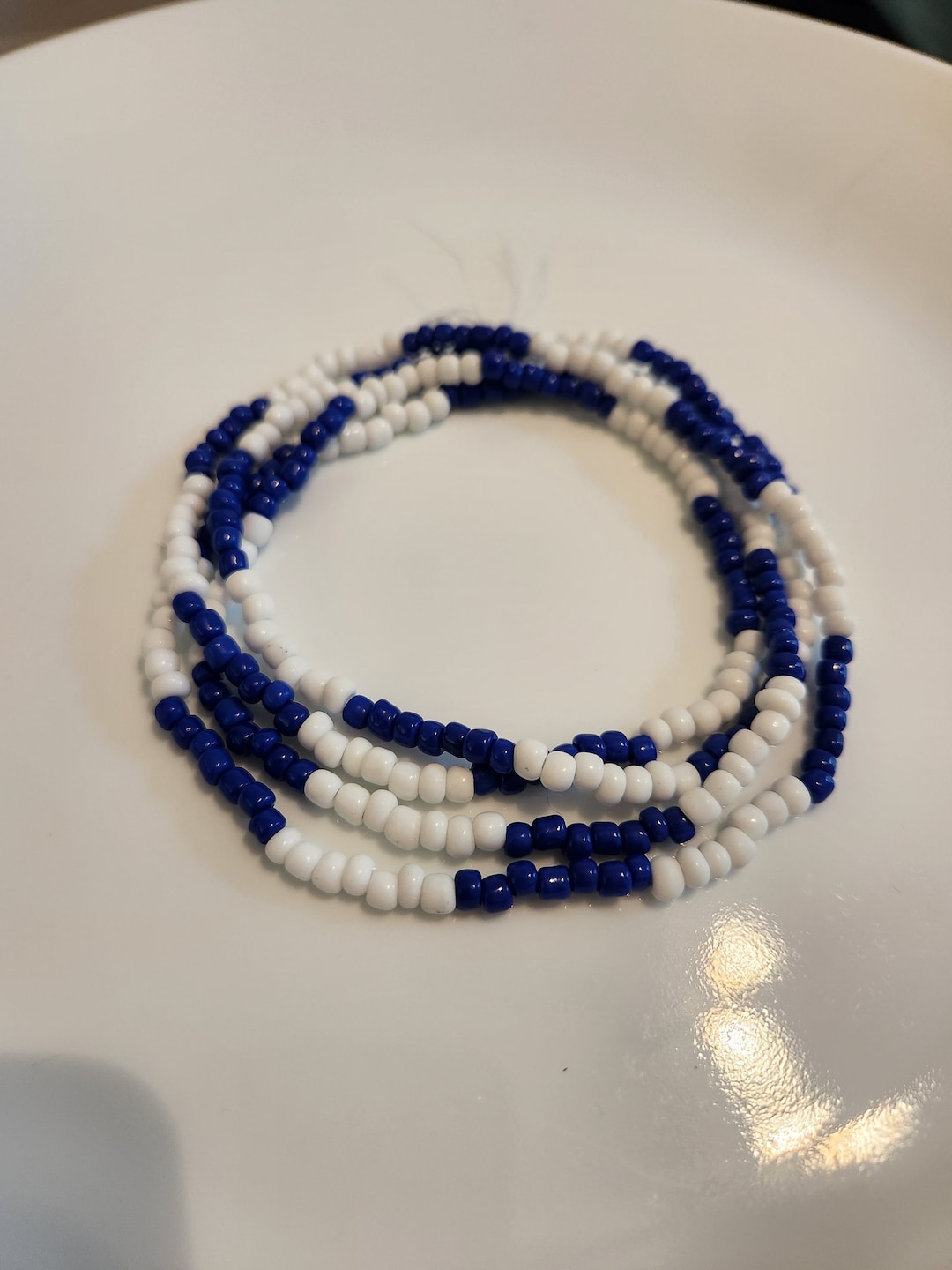 Yemaya/yemayá Eleke, Collares, Santeria Bead Necklaces, Elekes - Etsy