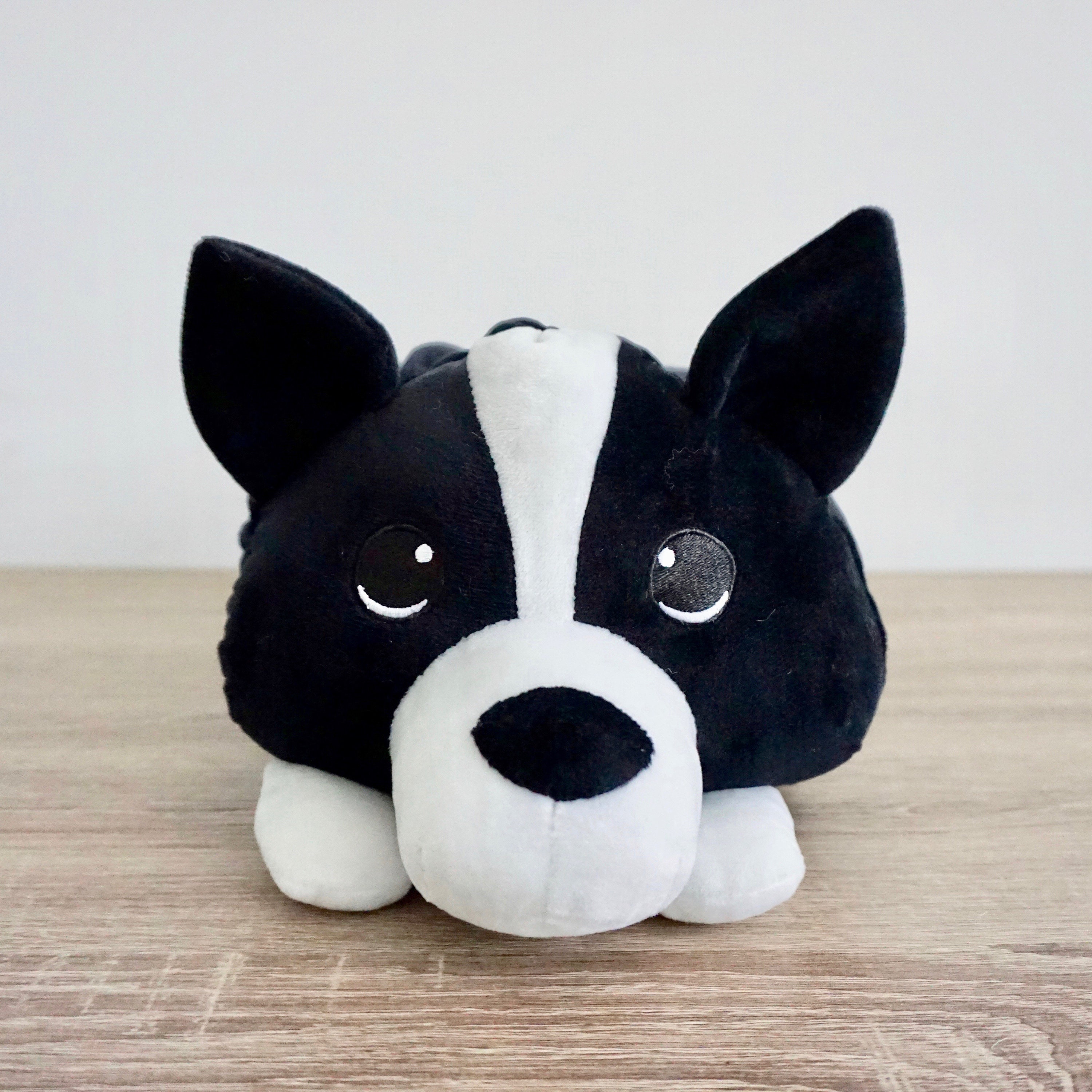 Boston Terrier Plush Toy | Memory Foam Pillow Stuffed Animal | Soft ...
