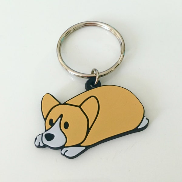 Corgi Keychain - Etsy