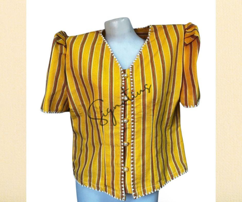Filipiniana Inabel Handwoven Dress/top - Etsy