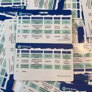 PPS Reference Card for Hospice Nurses, Palliative Performance Scale ...