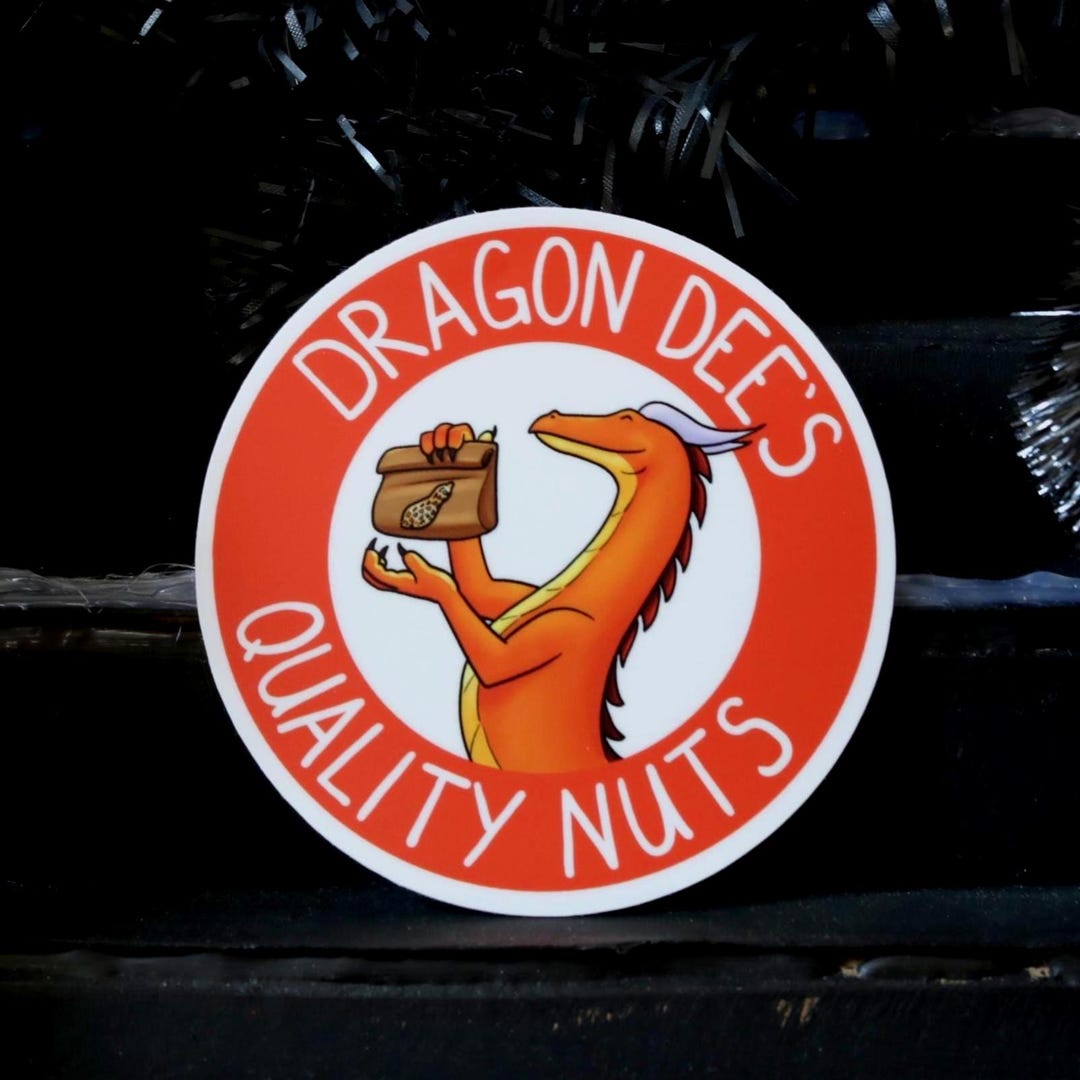 Dragon Deez 3" Vinyl Sticker - Etsy