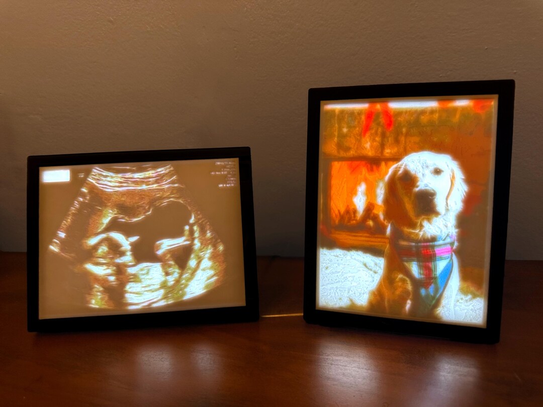 Custom 3D Printed Photo Display | Lithophane | Picture and Frame Gift ...