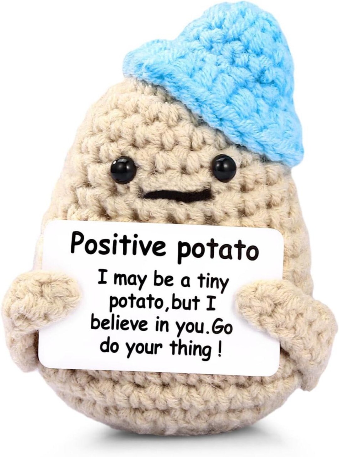 Mini Funny Knitted Wool Potato Toy - Cute Creative Positive Life Doll ...