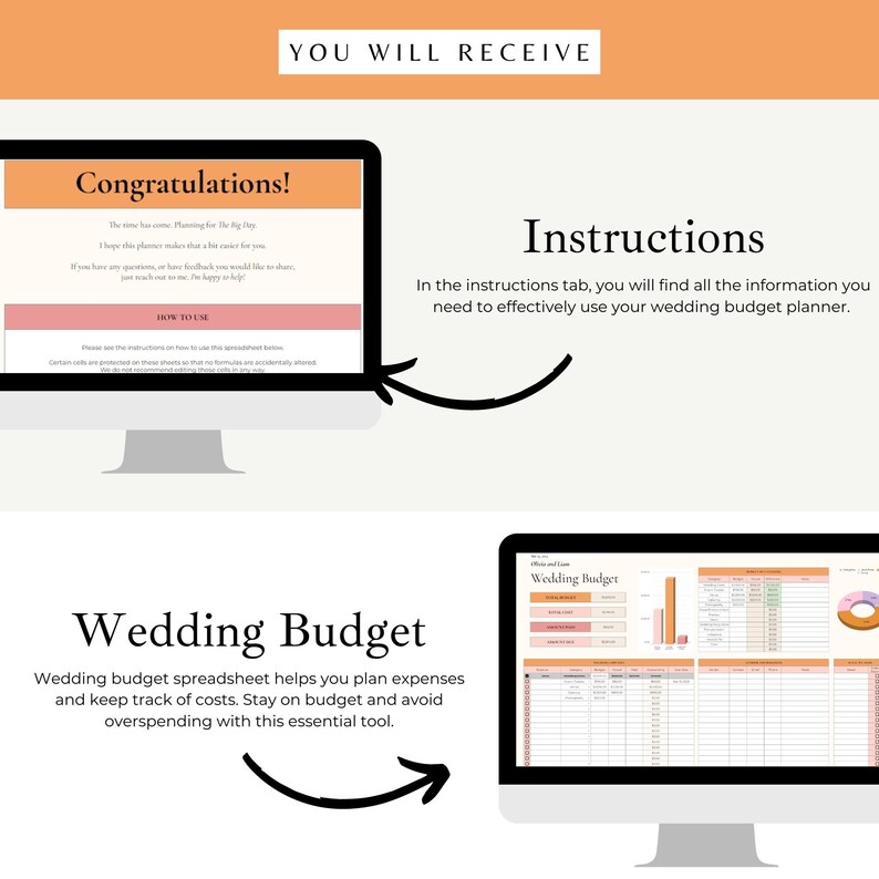 Detailed Wedding Expense Tracker Spreadsheet, Diy Bride Wedding Budget ...