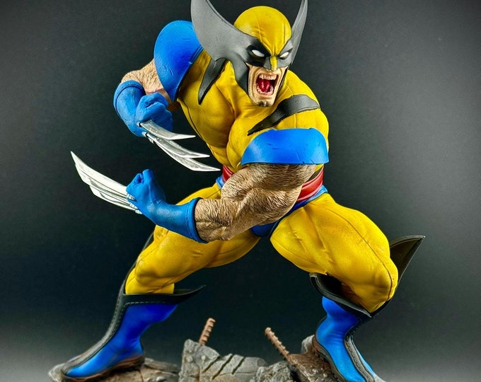 X-men Wolverine Custom Statue - Etsy