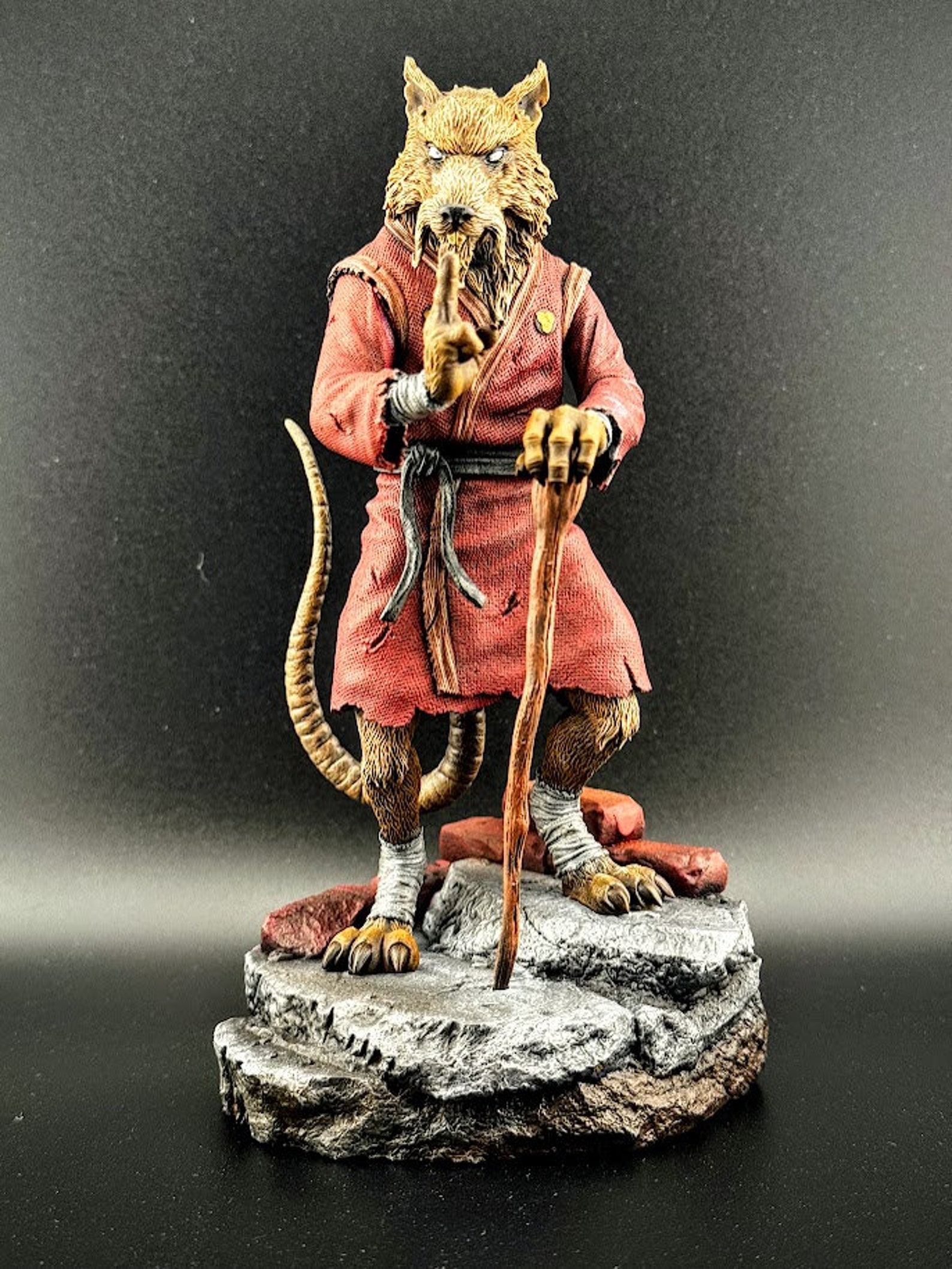 TMNT Master Splinter Custom Statue - Etsy