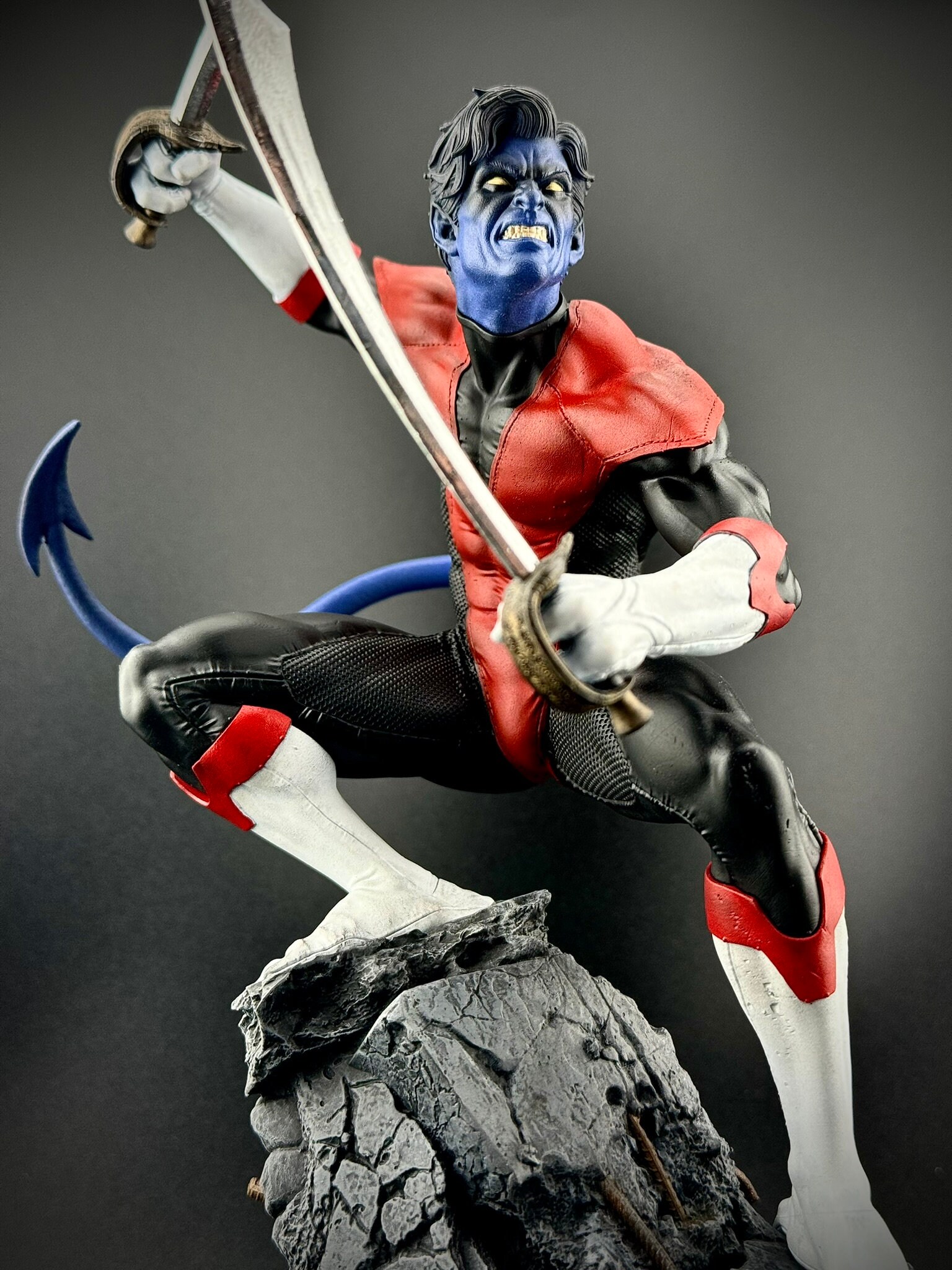 Nightcrawler From X-men Custom Painted Statue - Etsy