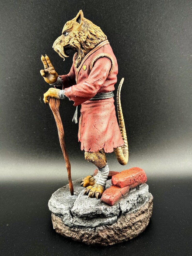TMNT Master Splinter Custom Statue - Etsy
