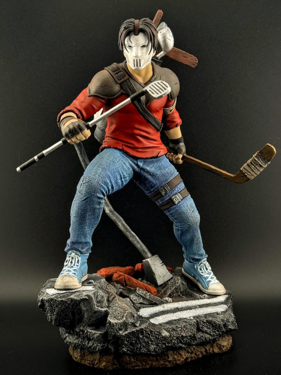 TMNT Casey Jones Custom Statue - Etsy