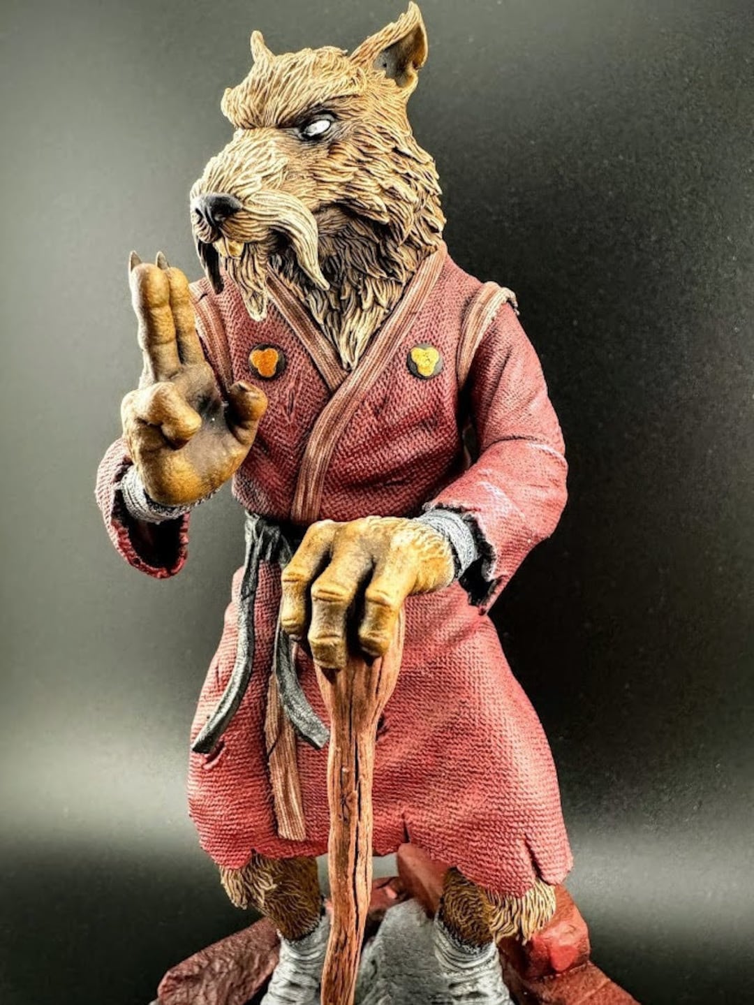 TMNT Master Splinter Custom Statue - Etsy