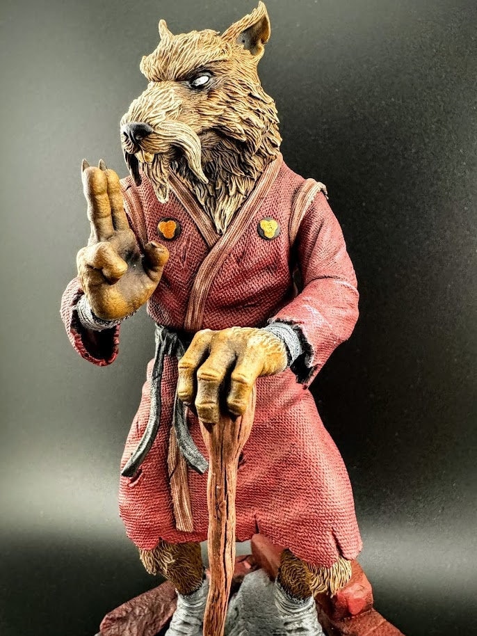 TMNT Master Splinter Custom Statue - Etsy
