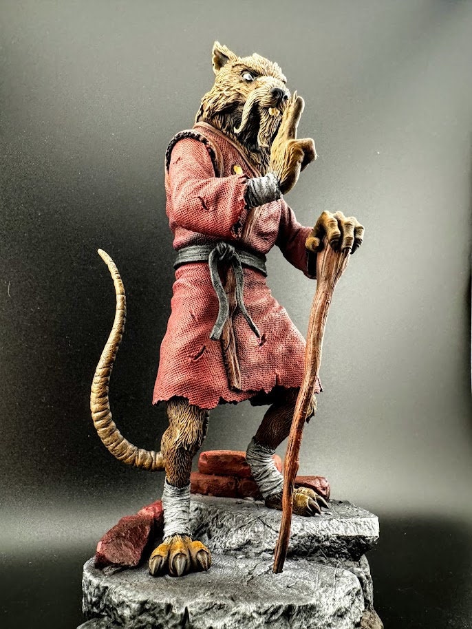 TMNT Master Splinter Custom Statue - Etsy