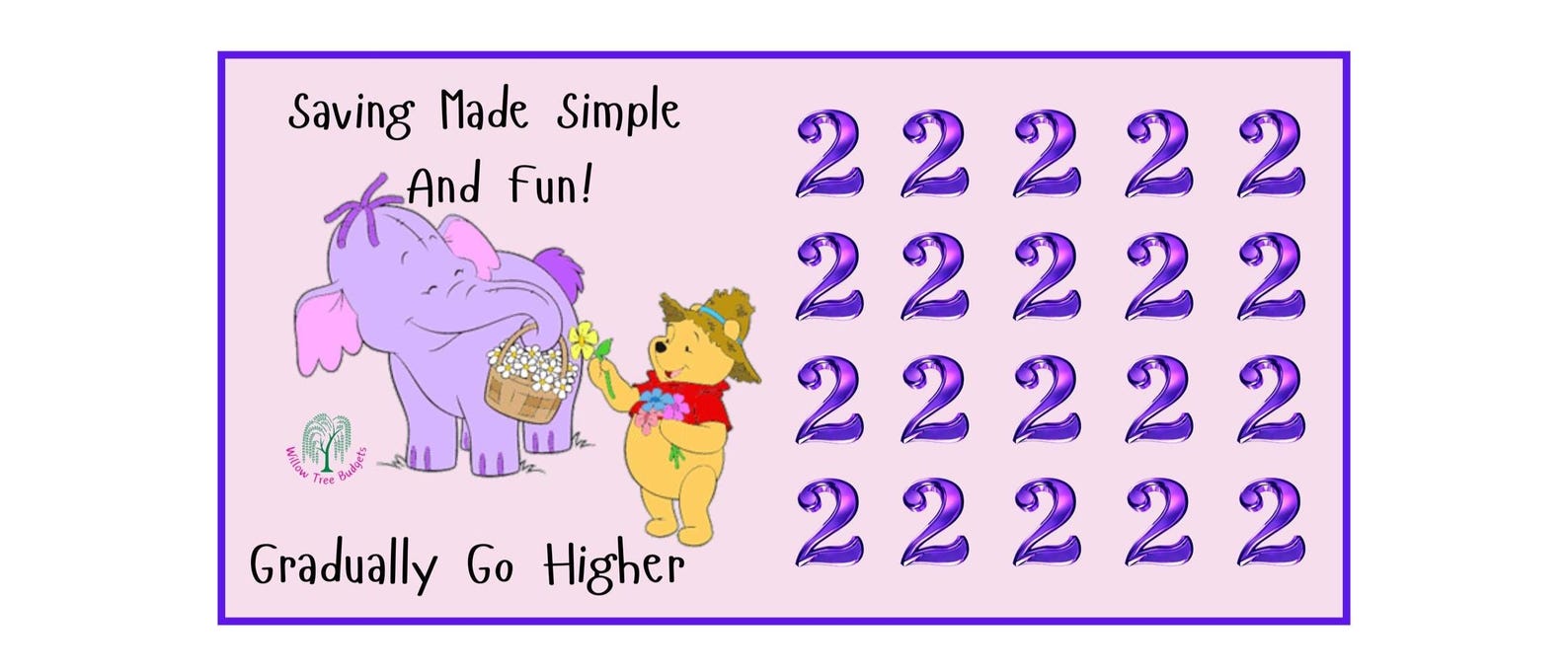 Saving Made Simple and Fun With Winnie the Pooh (DIGITAL) A6 Savings ...