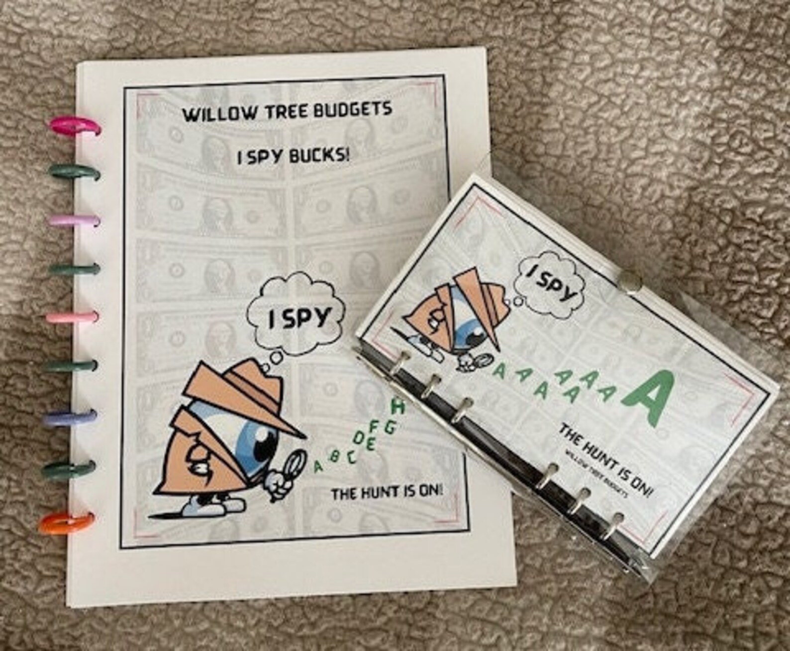 I Spy Bucks Savings Challenge Bundle | Letters A-L | Cash Stuffing ...