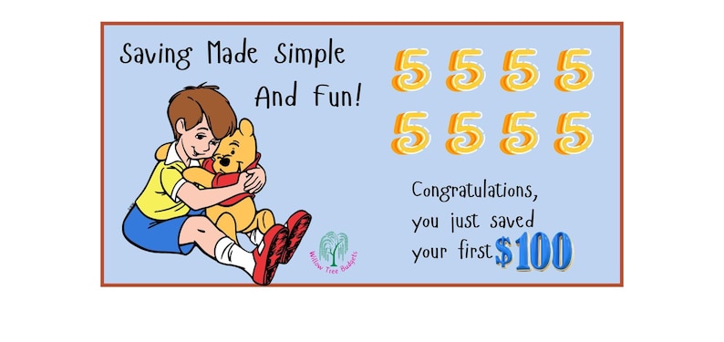 Saving Made Simple and Fun With Winnie the Pooh (DIGITAL) A6 Savings ...