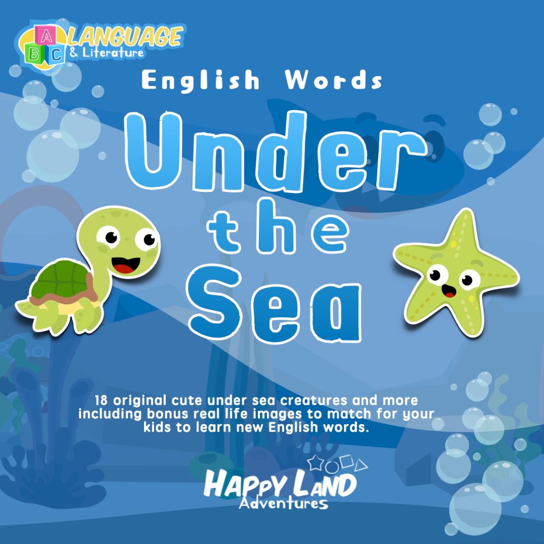 Dive Into Learning: Adorable Printable Sea Creature Flashcards - Etsy