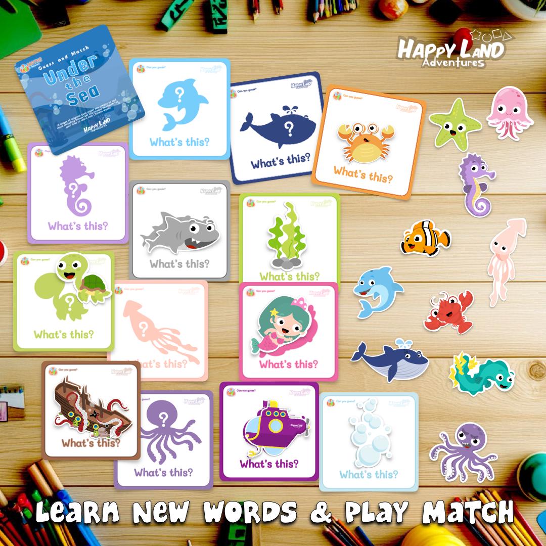 Shape Splash: Under the Sea Shape Matching Game - Etsy