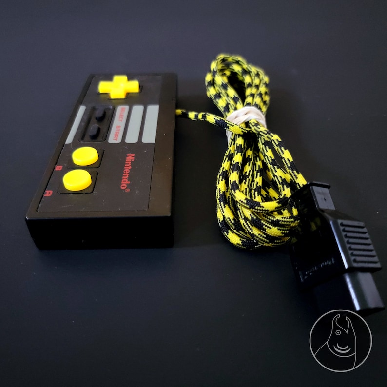 High Voltage Custom NES Controller Paracord New Buttons New Shell - Etsy