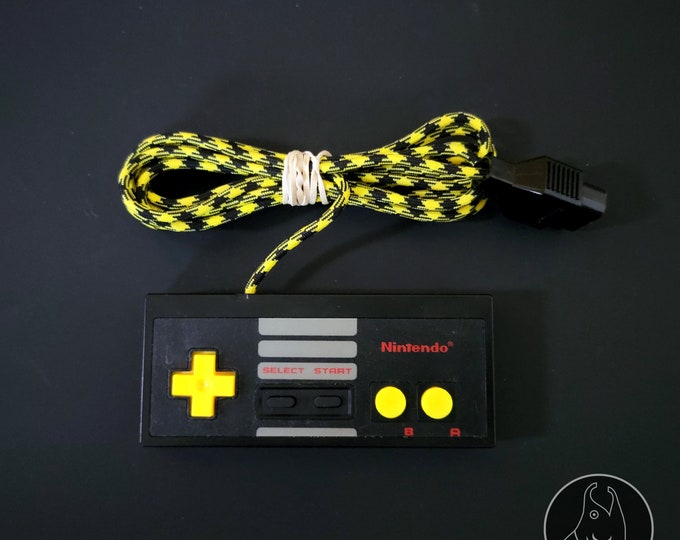 High Voltage - Custom NES Controller - Paracord + New Buttons + New ...