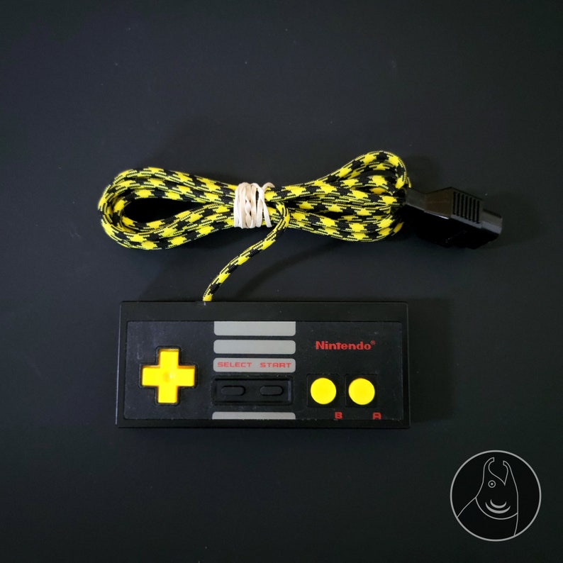 High Voltage Custom NES Controller Paracord New Buttons New Shell - Etsy