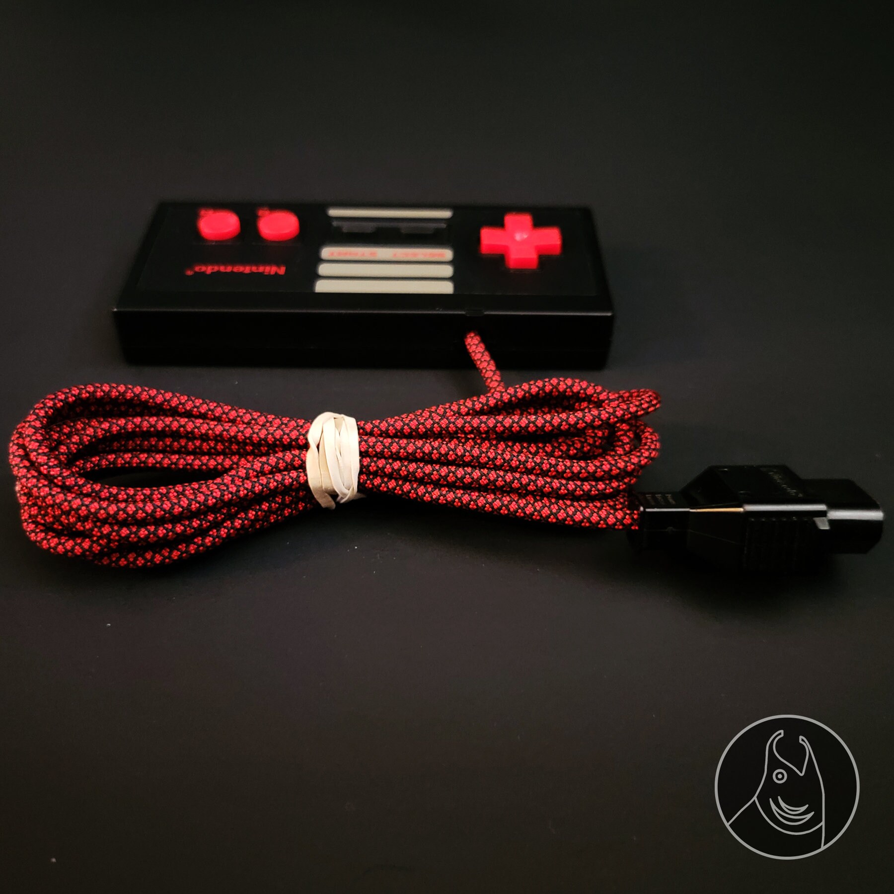 Edge Lord Custom Official NES Controller Paracord Logo LED Mod - Etsy