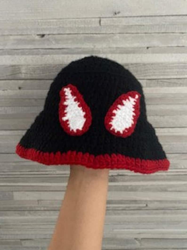 Spiderman Crochet Bucket Hat - Etsy