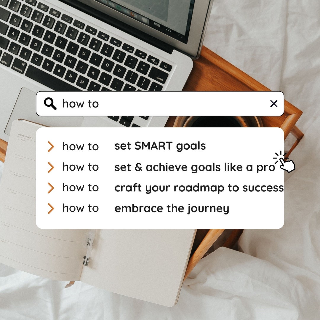 Goal Planner Bundle Goals Tracker SMART Goal Setting Kit Reflections ...