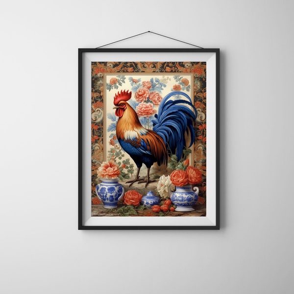Portuguese Rooster - Etsy