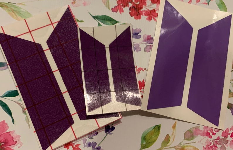 BTS Logo Large and Small Vinyl Sticker - Etsy