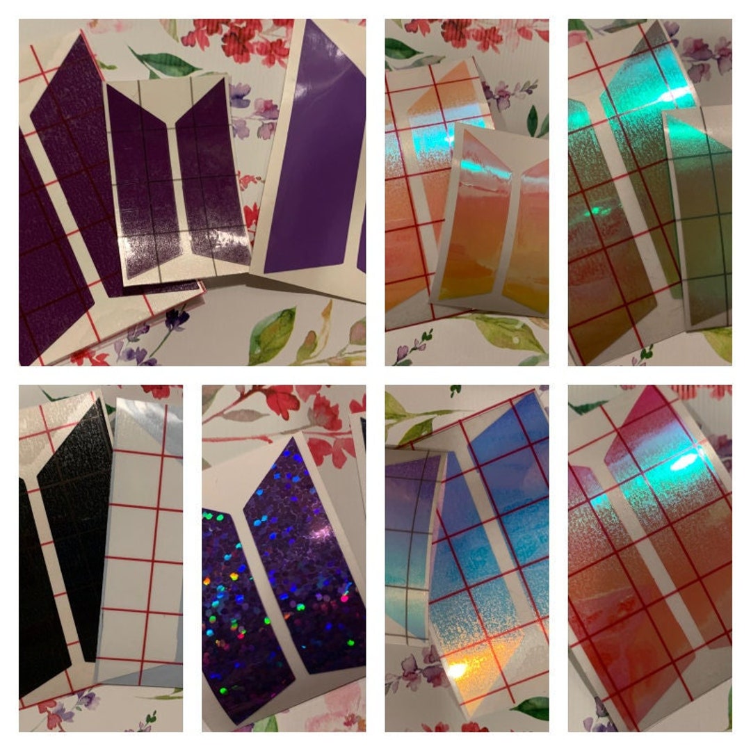 BTS Logo Large and Small Vinyl Sticker - Etsy