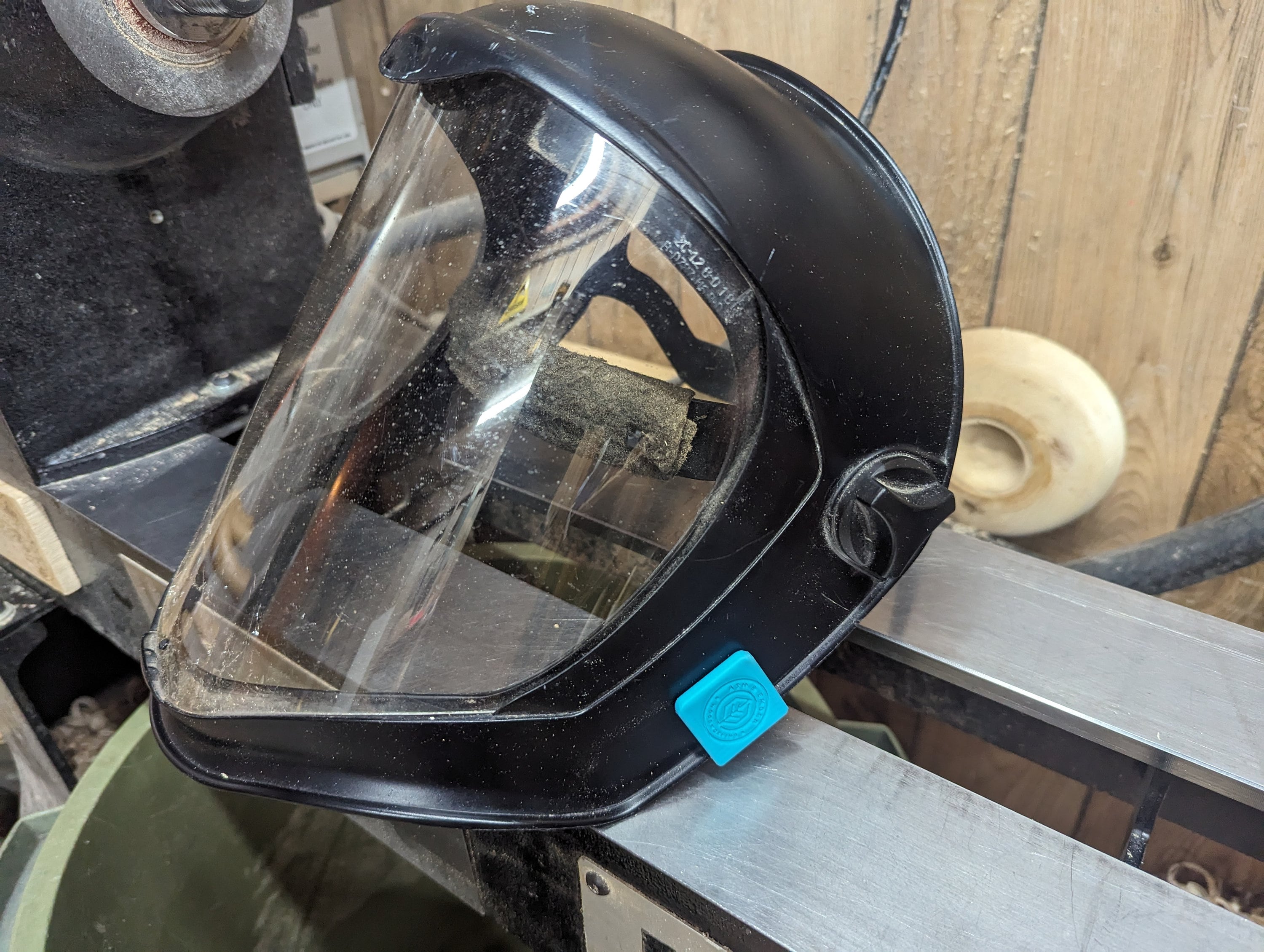 Wood Turning Face Shield Badge - Etsy