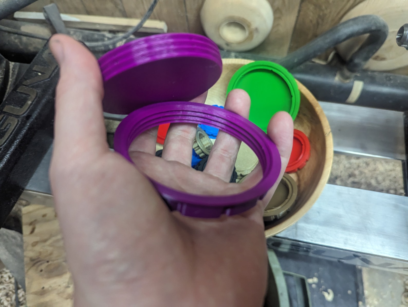 Chuck Mount for Threaded Inserts (lid Side) - Etsy