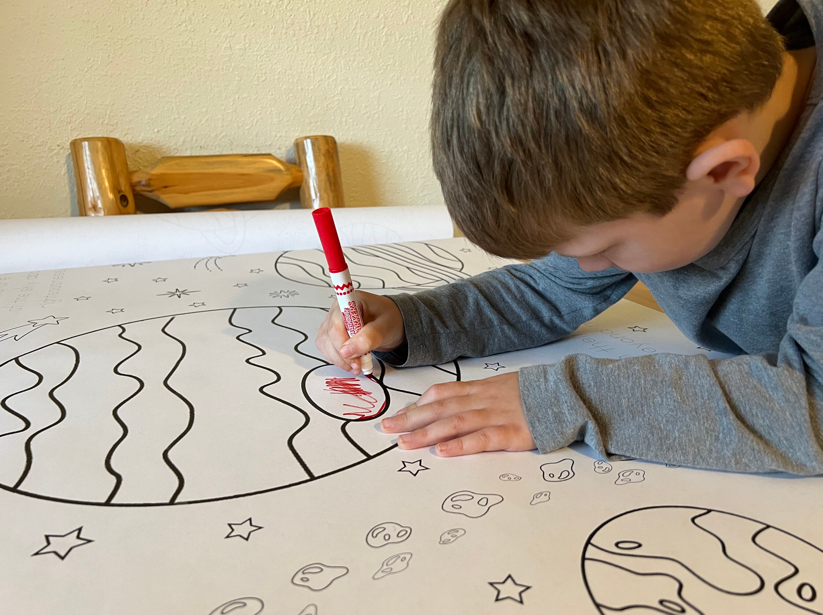 SPACE Bible Banner - 8ft Long Large Christian SPACE Themed Coloring ...