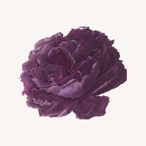 Floral Flower Art Minimalist Melting Flower Poster Print Made to Order ...