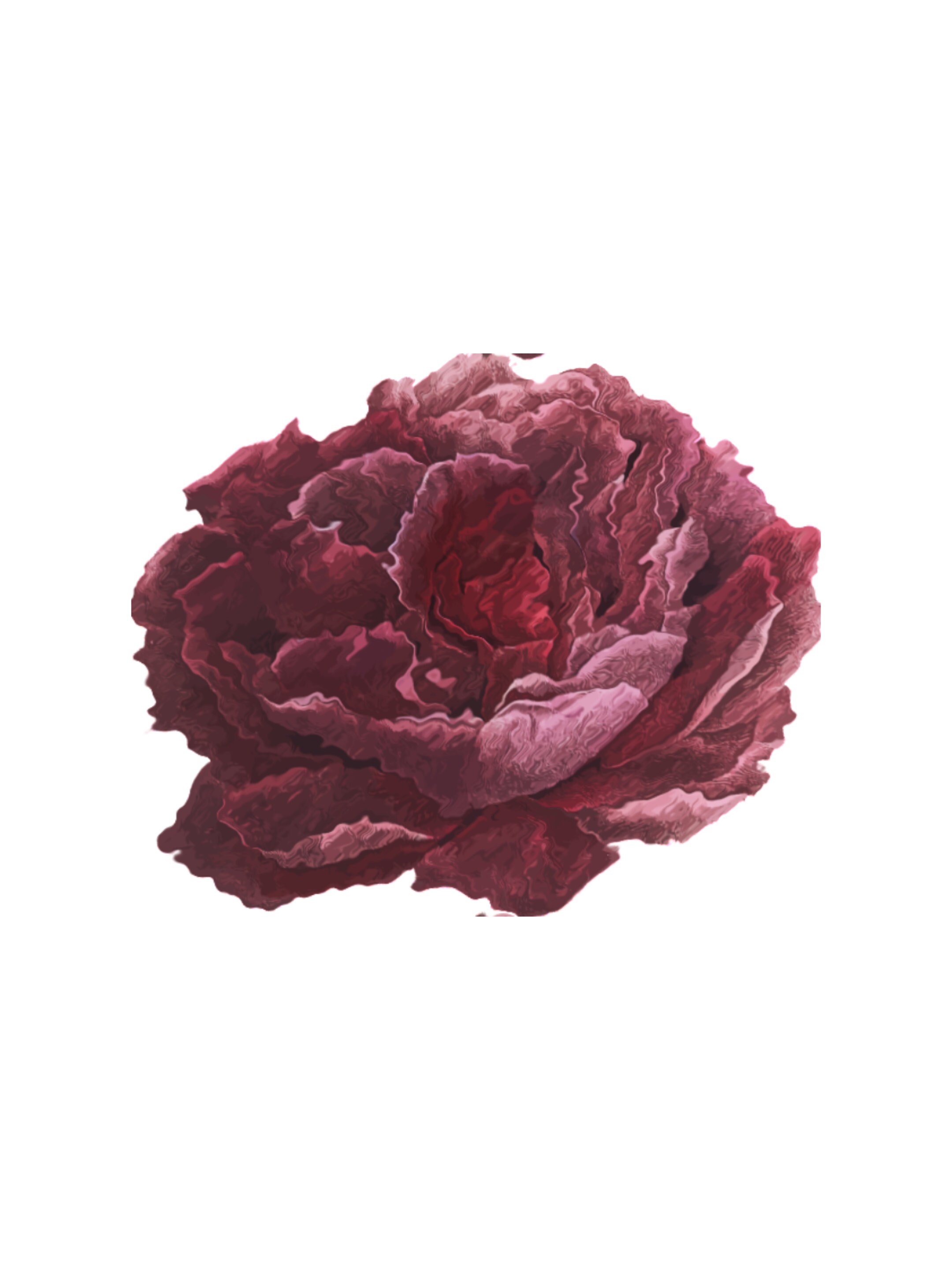 Floral Flower Art Minimalist Melting Flower Poster Print Made to Order ...