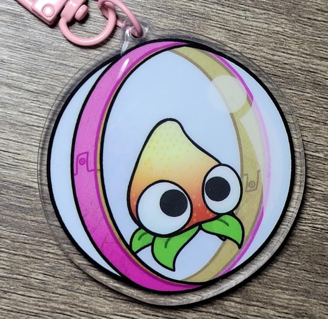 Bugsnax Buggy Ball Sprout Shaker Charm Keychain - Etsy