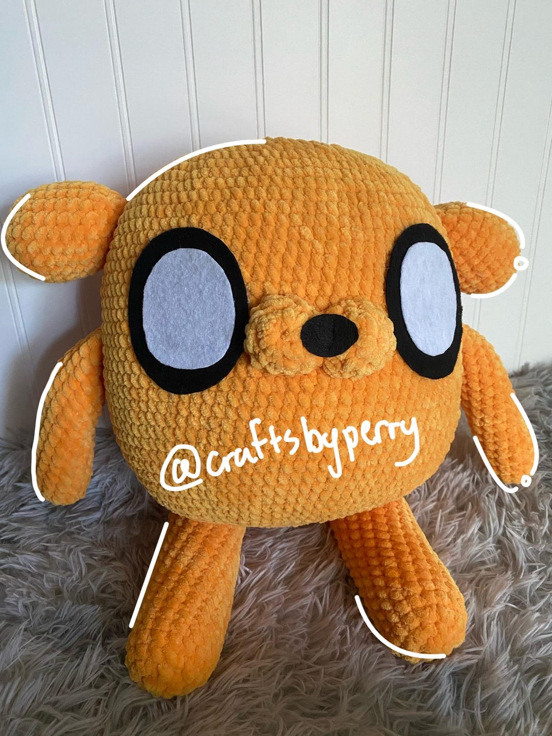Jake the Dog CROCHET PLUSHIE I Doll Plushie! - Etsy
