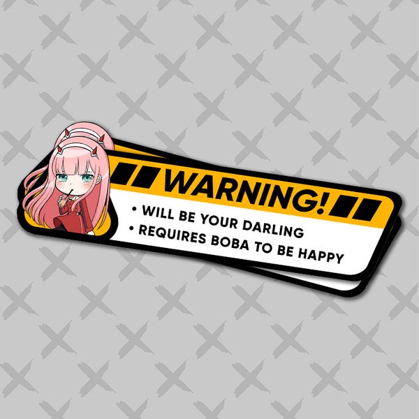 Zero Two Stickers - Etsy