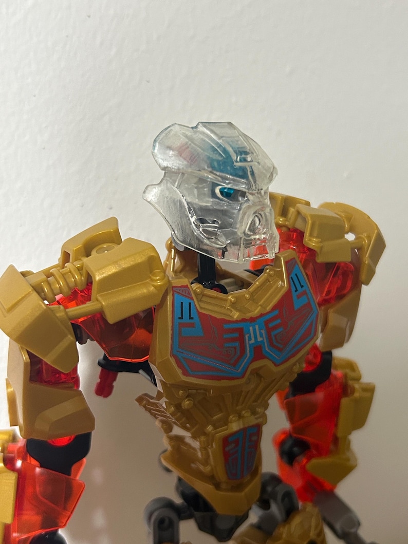 Resin Printed Translucent G2 Mask of Fire Comicon Recreation - Etsy