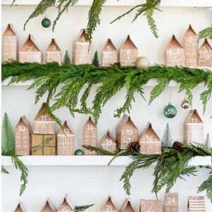 Gingerbread House Advent Boxes, Countdown to Christmas, Create Your Own ...