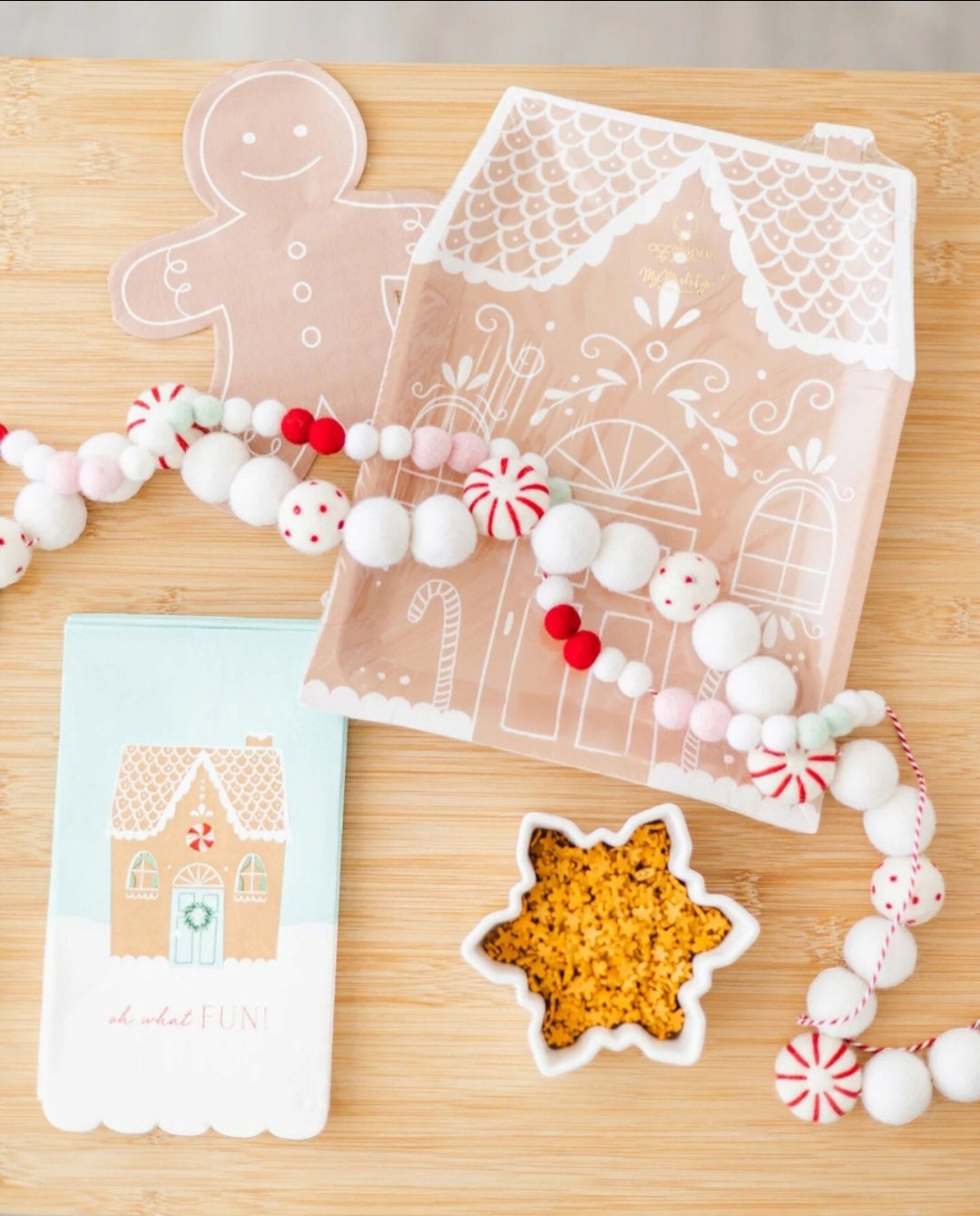 Gingerbread House Plates Gingerbread Party Gingerbread House - Etsy