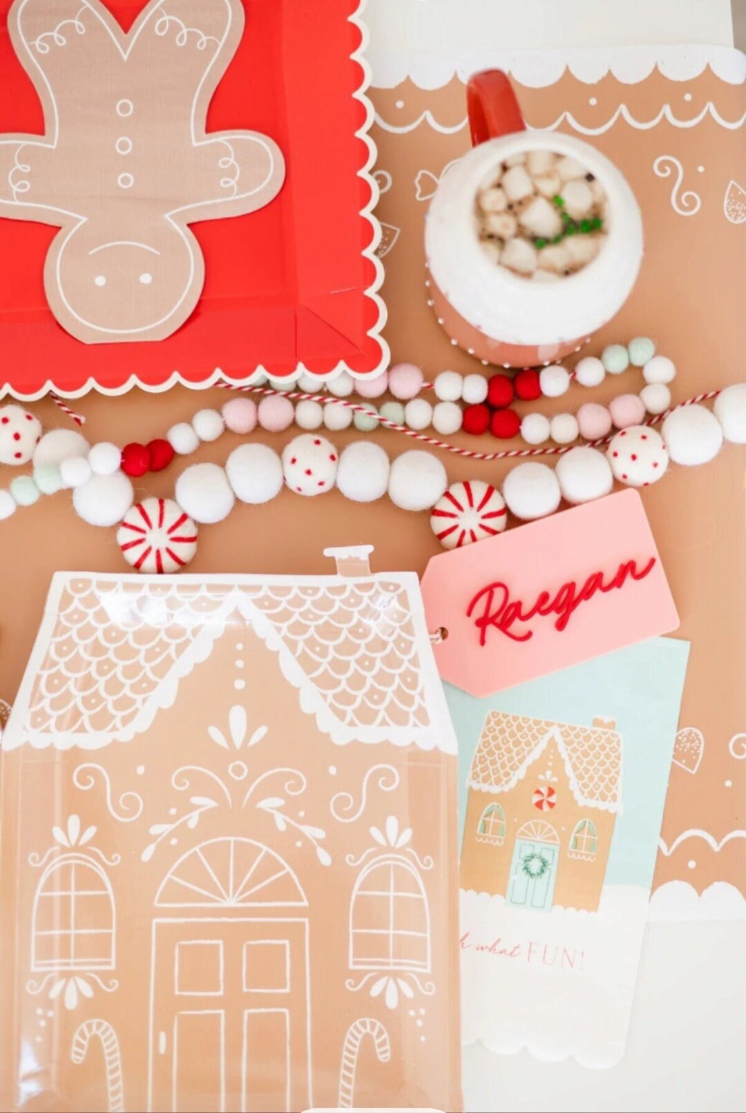 Gingerbread House Plates Gingerbread Party Gingerbread House - Etsy