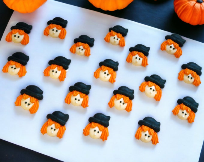 FIFTEEN Edible Spider Sugar Decorations, Halloween Cupcake Toppers ...