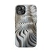 Monochromatic 3D Tube Design Magsafe iPhone Case, 3D Pattern, Abstract ...