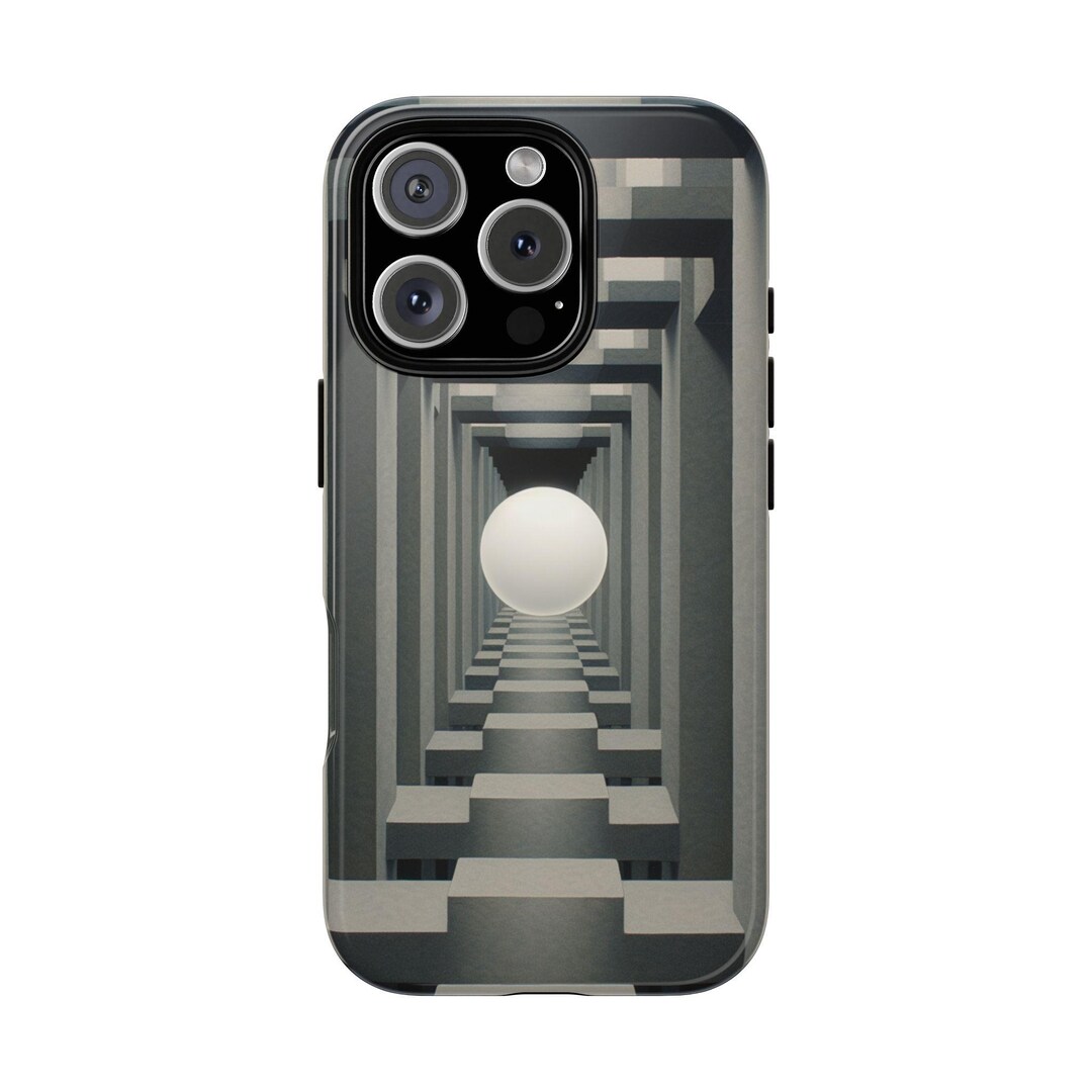 MC Escher Inspired Optical Illusion Phone Case: Geometric Art - Etsy